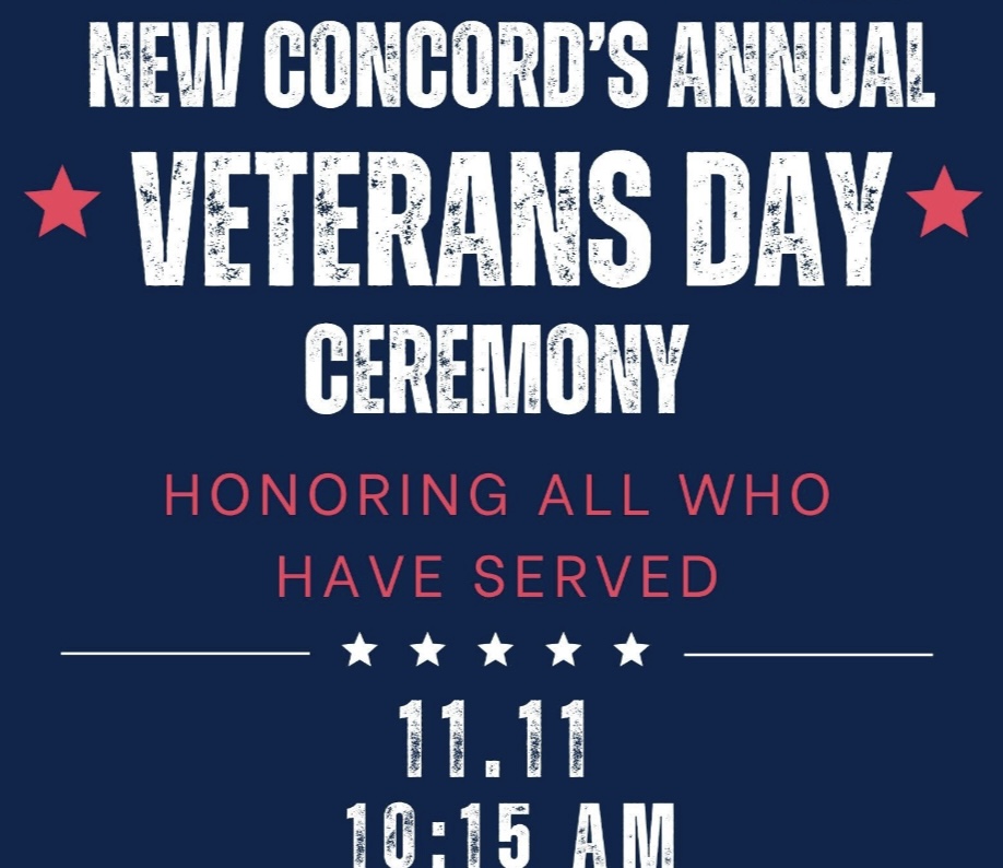 Veterans Day Ceremony – Village of New Concord, Ohio